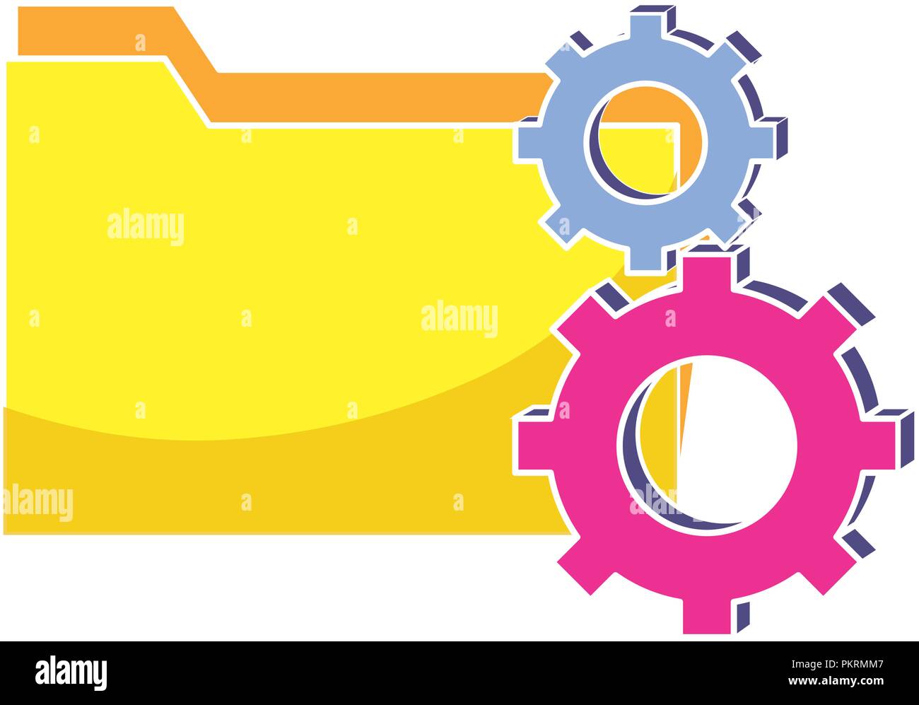 Organizing process Stock Vector Images - Alamy