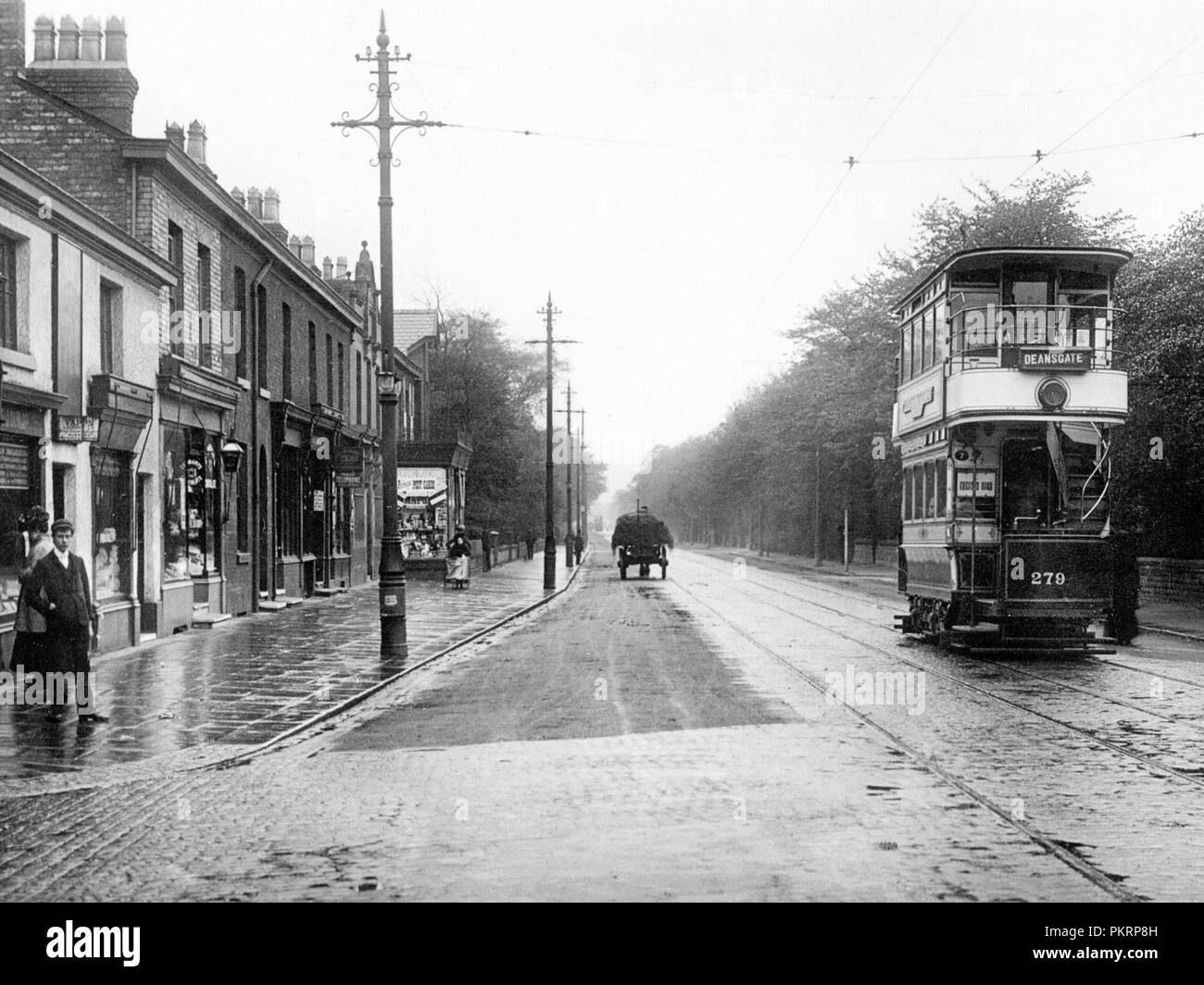 Washway Road, Sale, early 1900s Stock Photo - Alamy