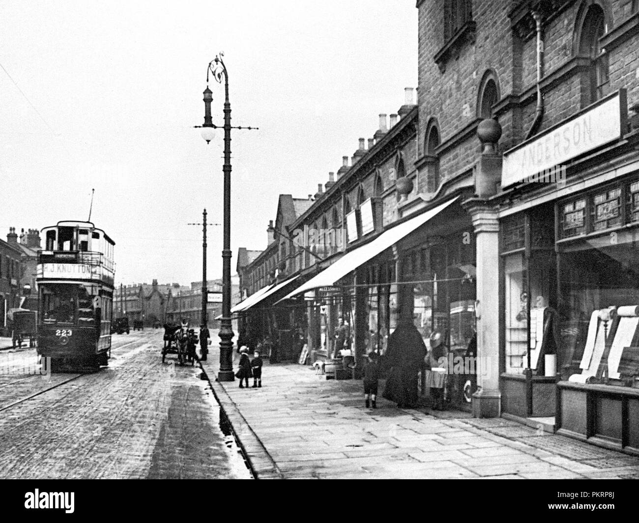 Gordon Terrace, Saltaire, early 1900s Stock Photo - Alamy
