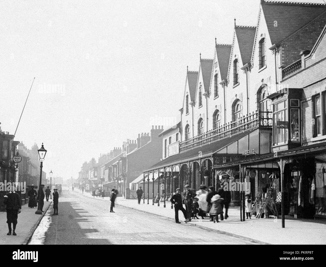 Scunthorpe High Street, early 1900s Stock Photo - Alamy