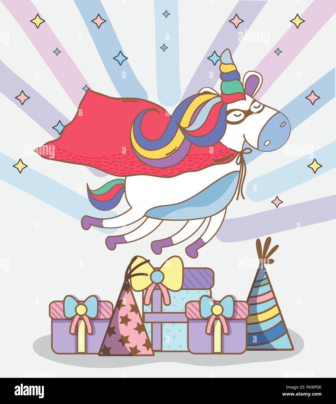 Kids party cartoons Stock Vector Image & Art - Alamy