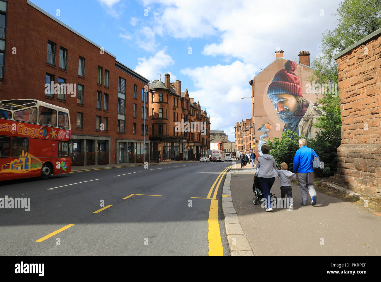 The City Centre Mural Trail in Glasgow, where street artists have ...