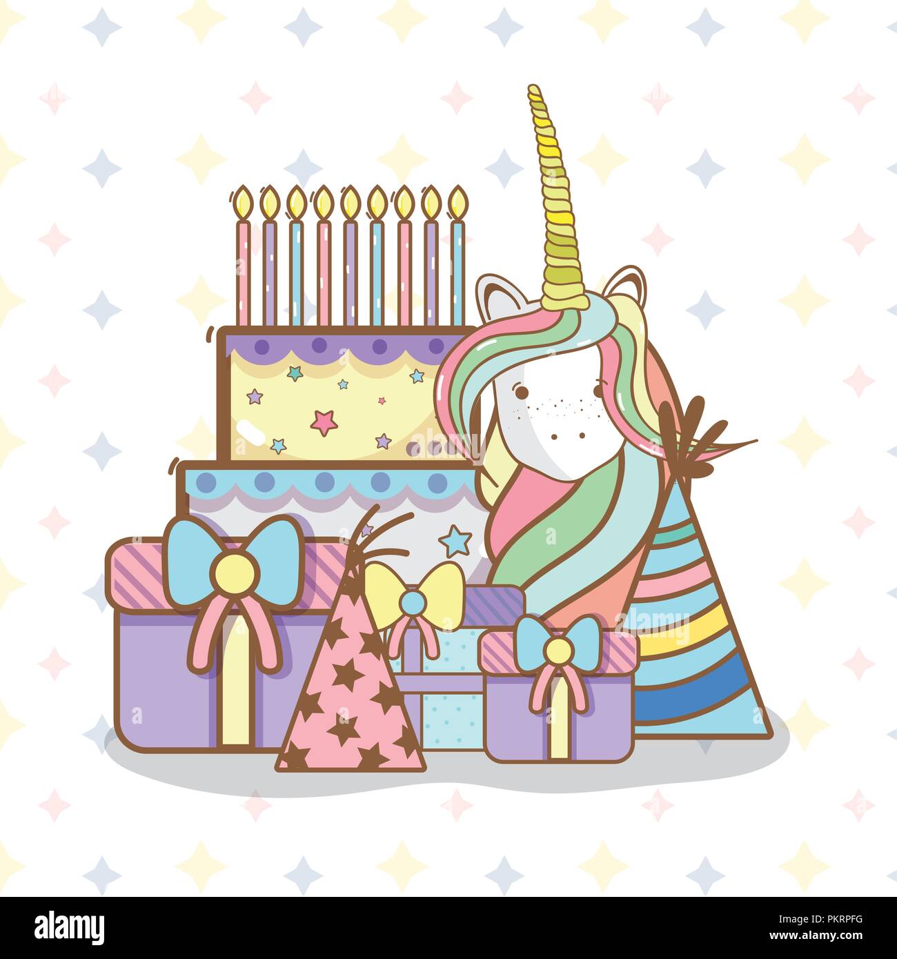 Kids party cartoons Stock Vector Image & Art - Alamy