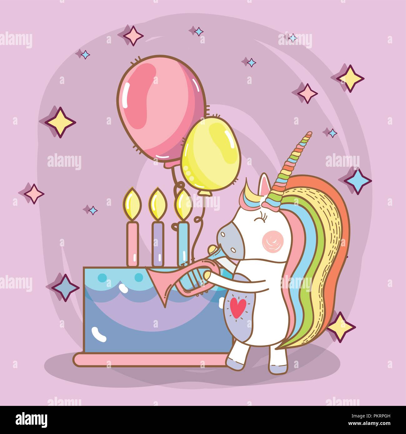 Kids party cartoons Stock Vector Image & Art - Alamy