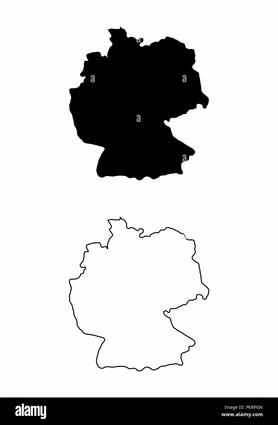 Administrative Map Germany Division Stock Photos & Administrative Map ...