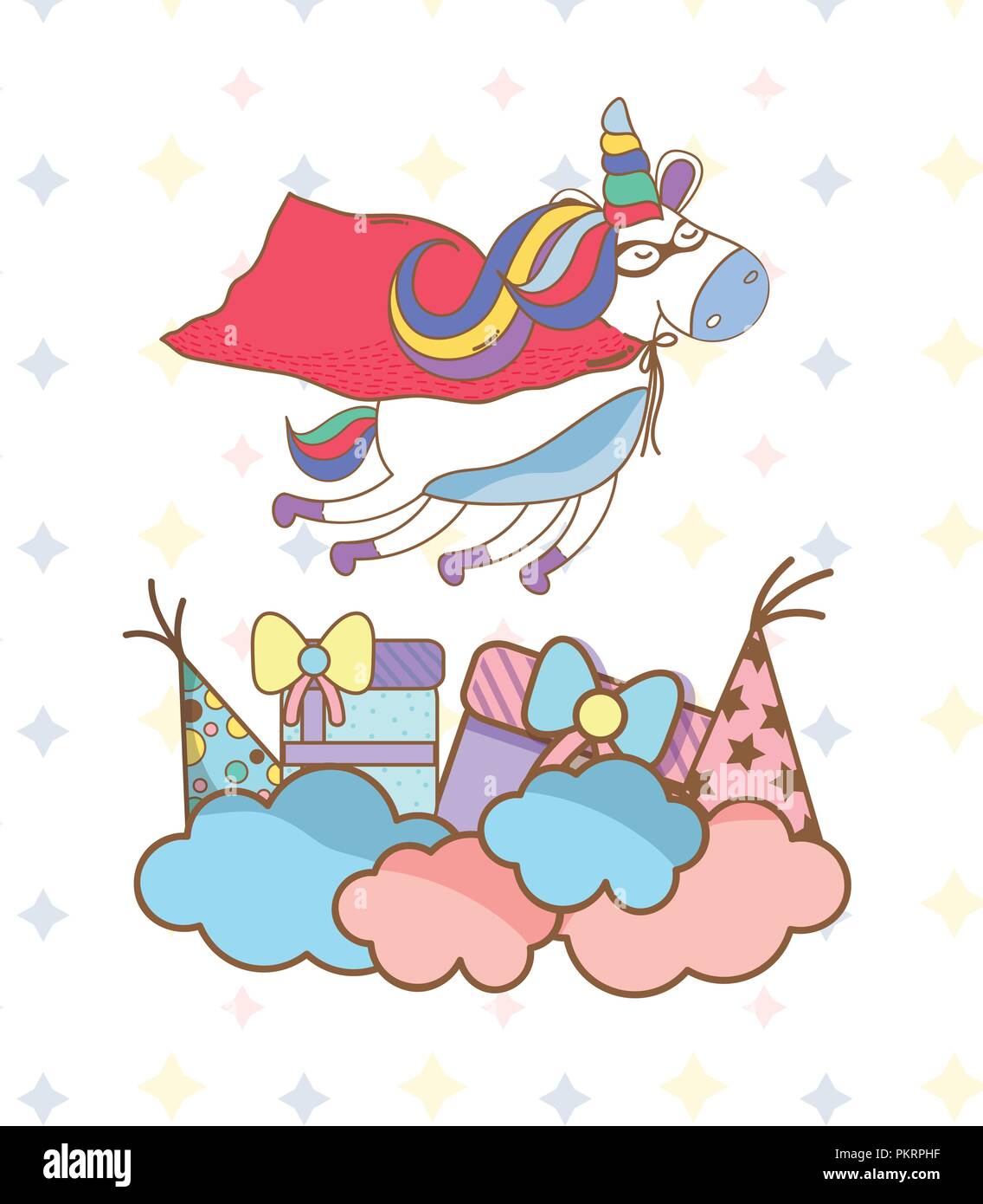 Kids party cartoons Stock Vector Image & Art - Alamy