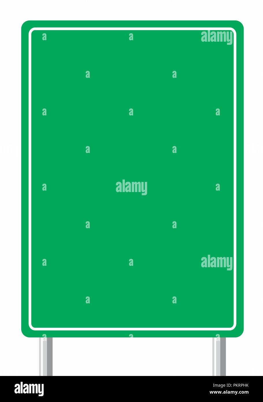 Illustration of green vertical traffic sign board Stock Vector Image ...