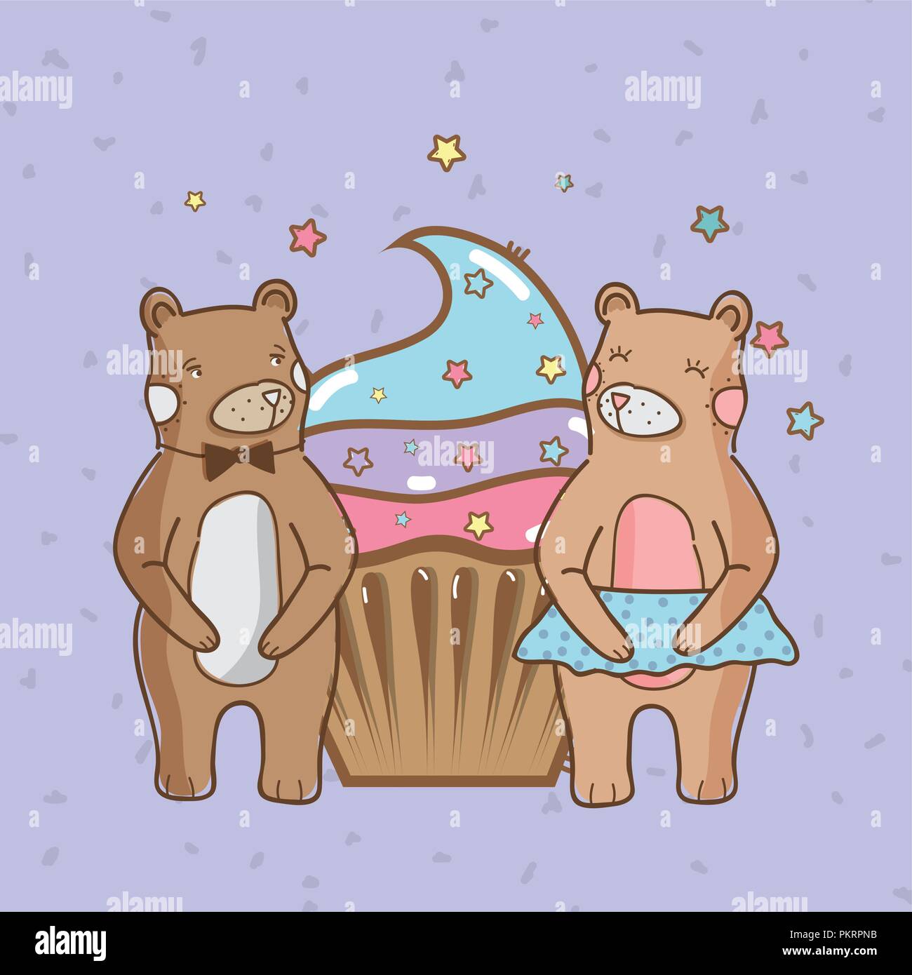 Birthday and bears Stock Vector Image & Art - Alamy