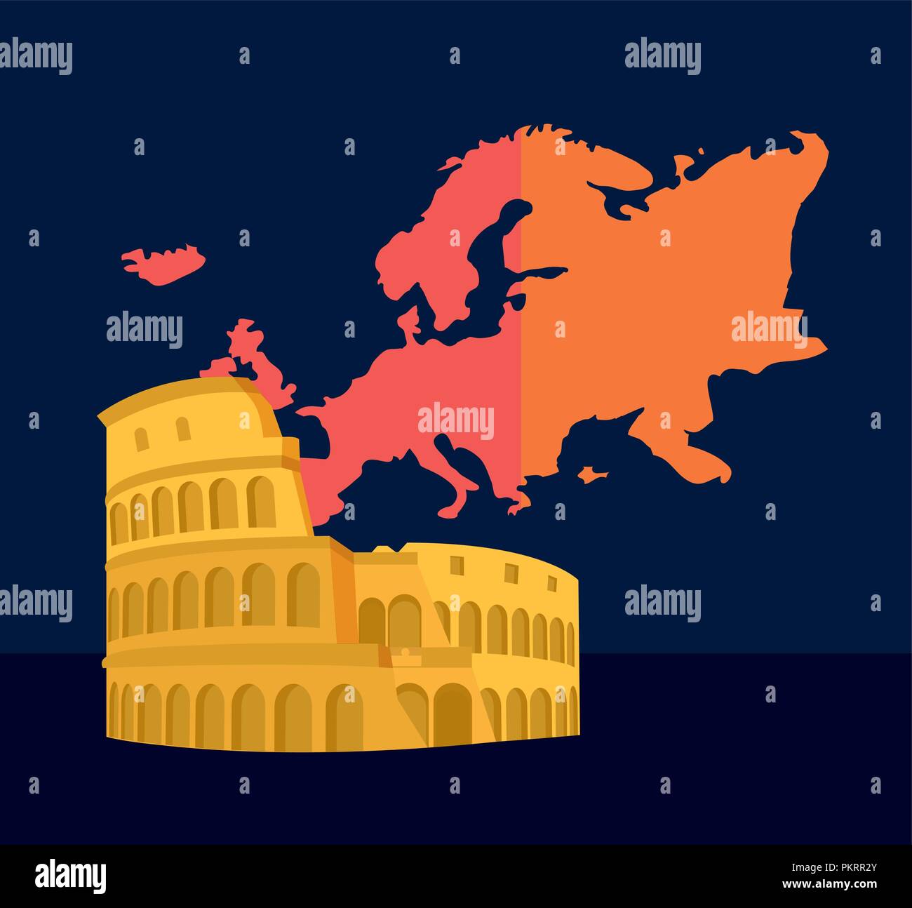 Travel around europe Stock Vector Image & Art - Alamy