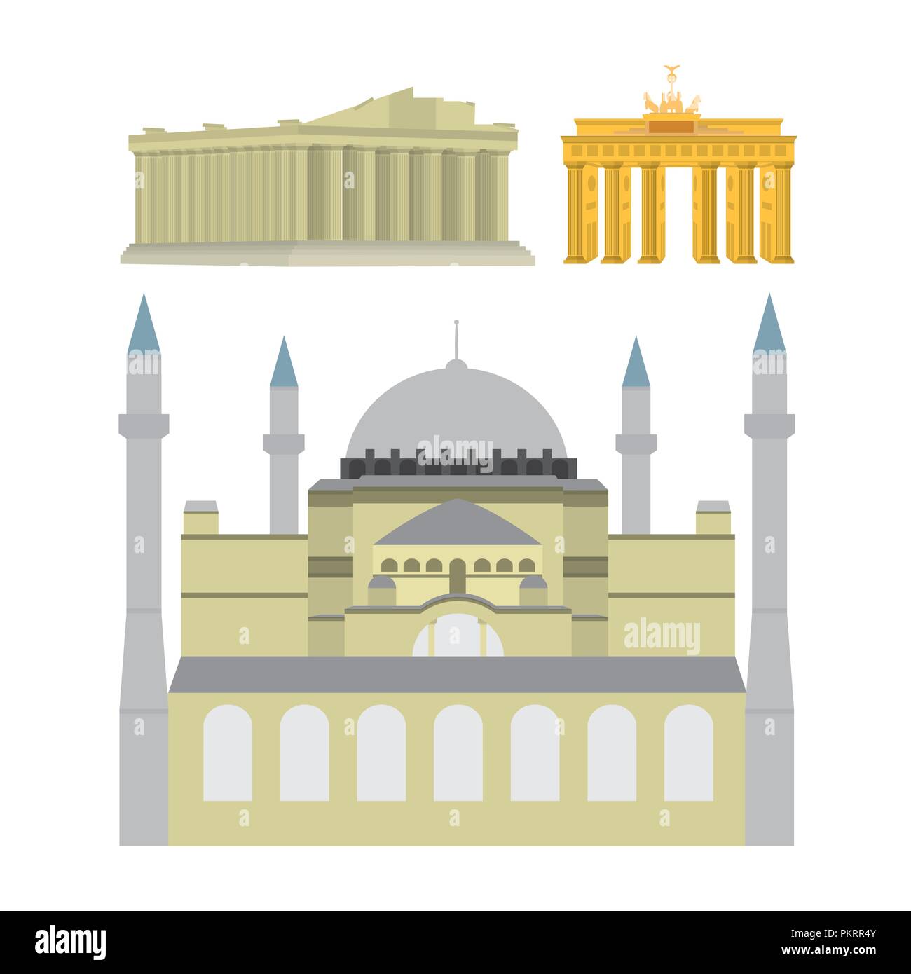 National monuments Stock Vector Images - Alamy