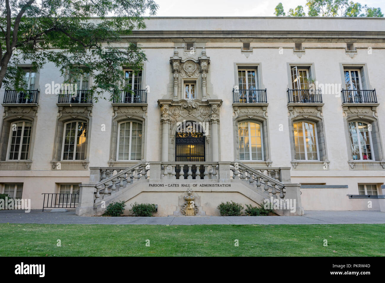Los Angeles, OCT 5: Exterior view of the Parsons Gates, Hall of ...