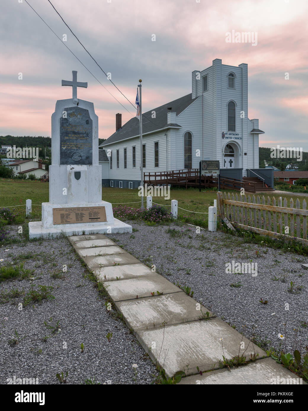 St. Anthony United Church at 296 West Street in St. Anthony ...