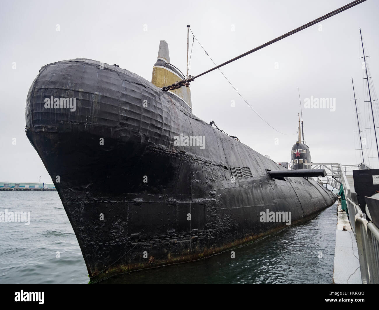 San Diego, AUG 2: Exterior view of the famous B-39 Submarine on AUG 2 ...