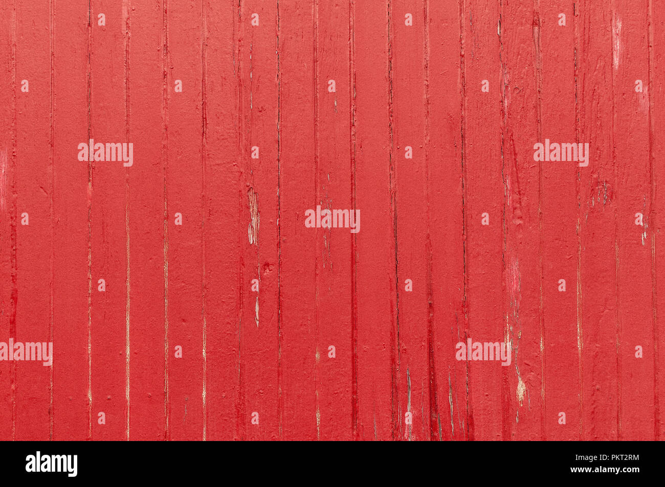 Weathered and textured wood painted red Stock Photo - Alamy