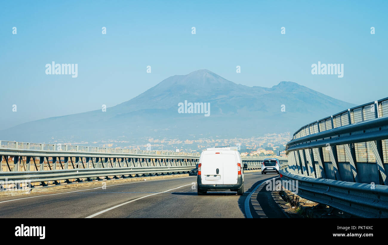 Driving car mount vesuvius hi-res stock photography and images - Alamy