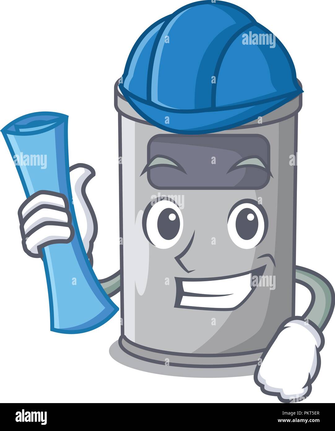 Funny dustbin Stock Vector Images - Alamy