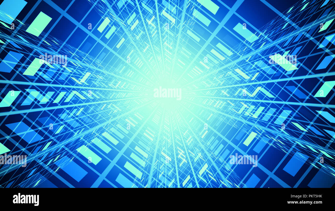 Tech Background with lights,dance floor and led panels. 8K Ultra HD ...