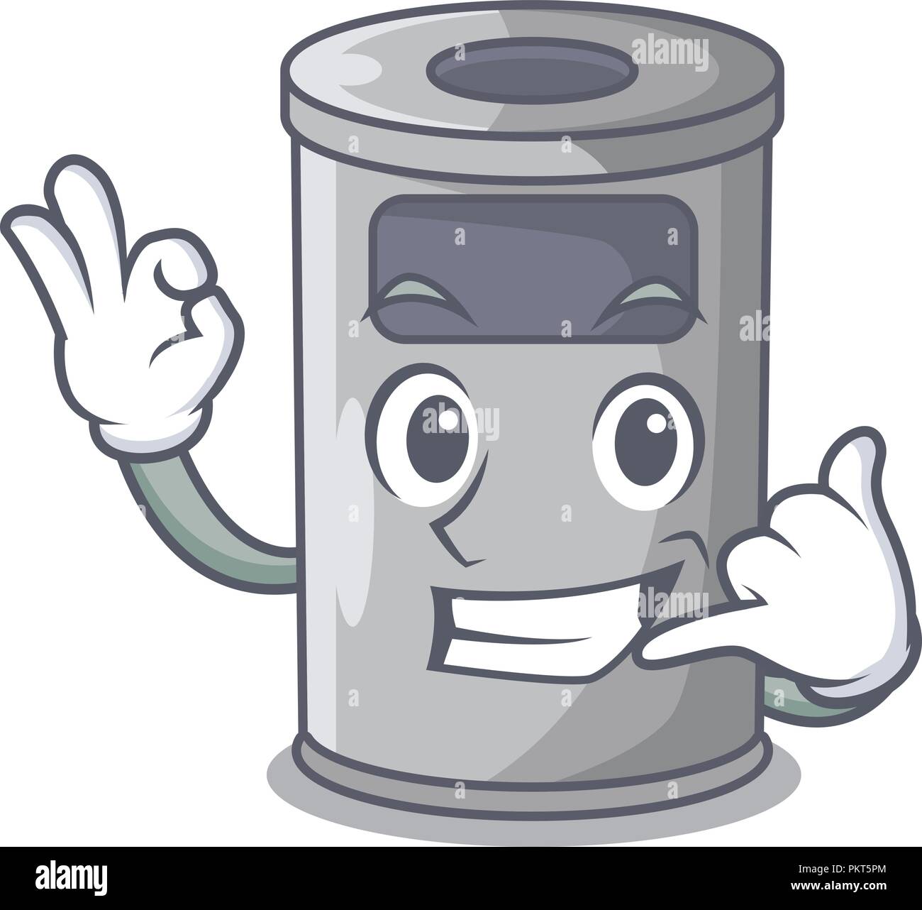 Dumping metal waste Stock Vector Images - Alamy