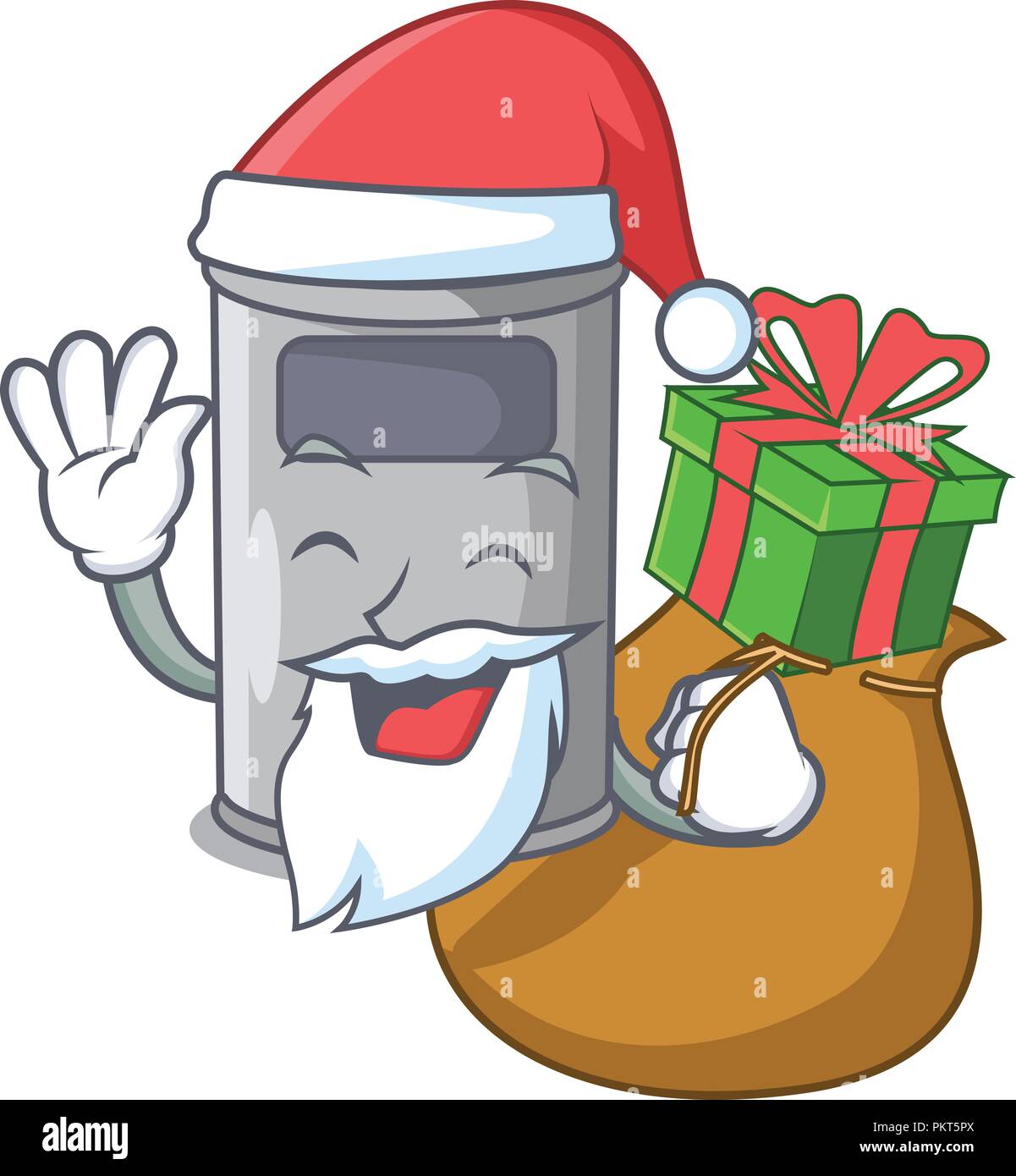 Christmas garbage Stock Vector Images - Alamy