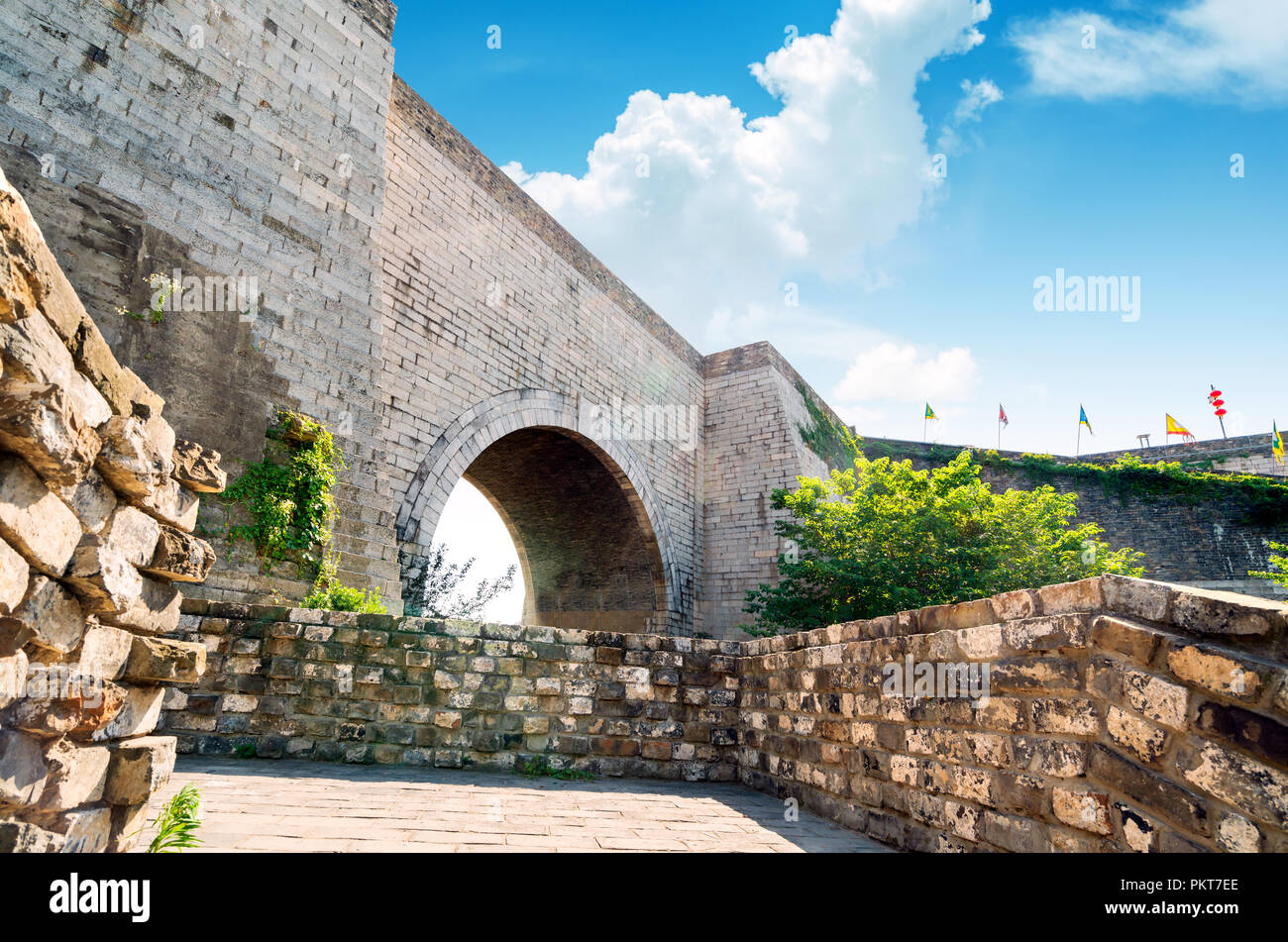 ancient city wall, zhonghua gate,Nanjing,China Stock Photo - Alamy