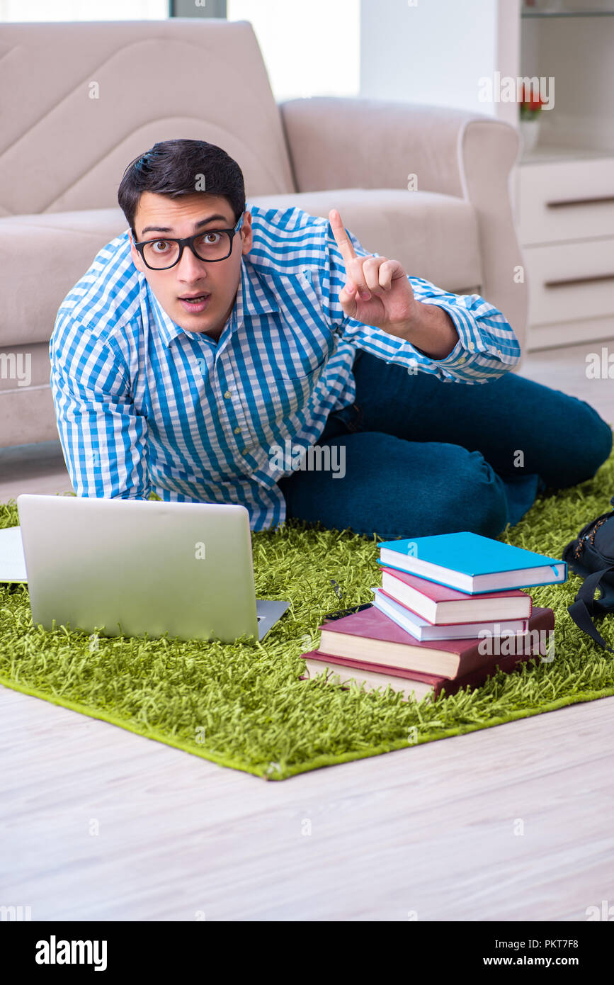 Student doing distance MBA online training Stock Photo - Alamy