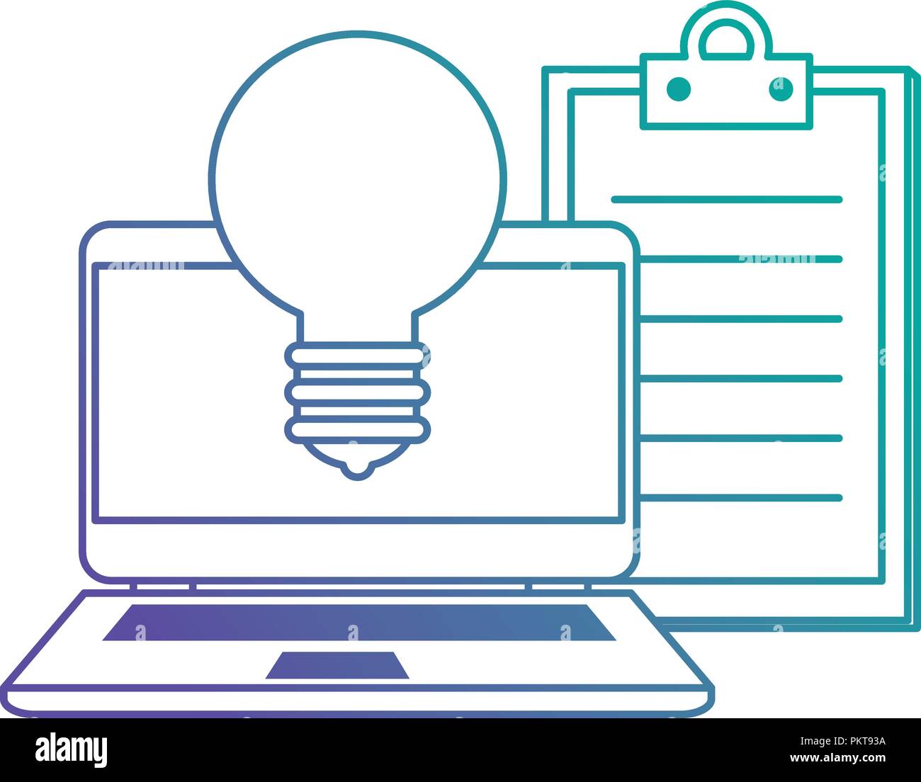 Computer checklist documents icon hi-res stock photography and images ...