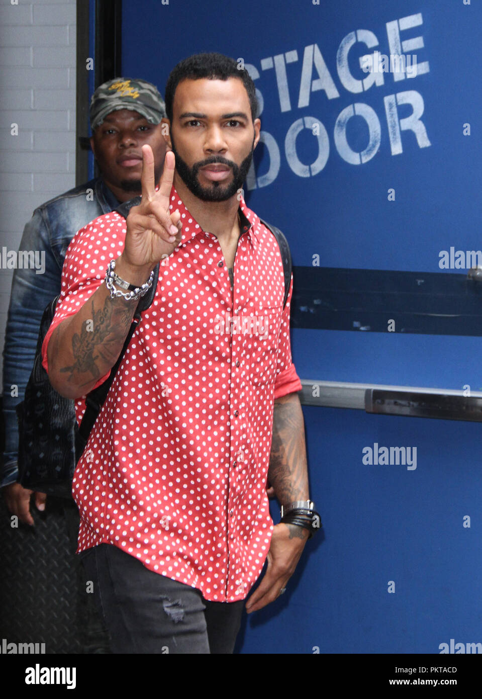 September 14, 2018 Omari Hardwick at Good Moirning America Day to talk ...