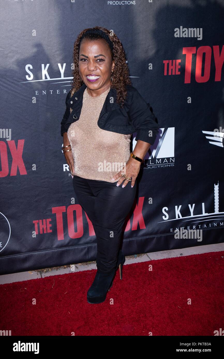 Tonya Banks attends the Premiere of "The ToyBox" at Laemmle NoHo 7 on ...