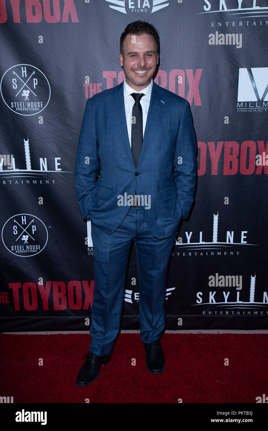 Tom Nagel attends the Premiere of "The ToyBox" at Laemmle NoHo 7 on ...