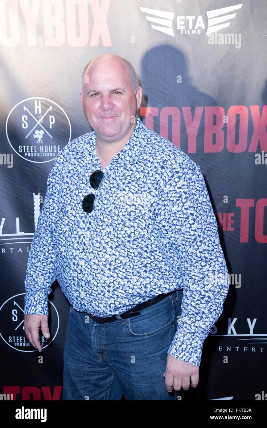 James DuMont attends the Premiere of "The ToyBox" at Laemmle NoHo 7 on September 14, 2018 in ...