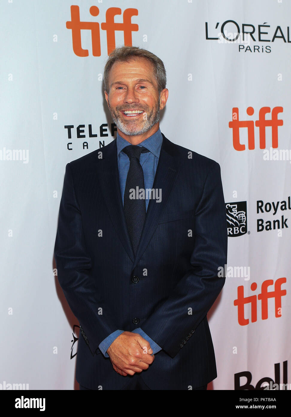 Toronto, Canada. 14th Sep, 2018. Producer Andrew Lazar poses for photos ...