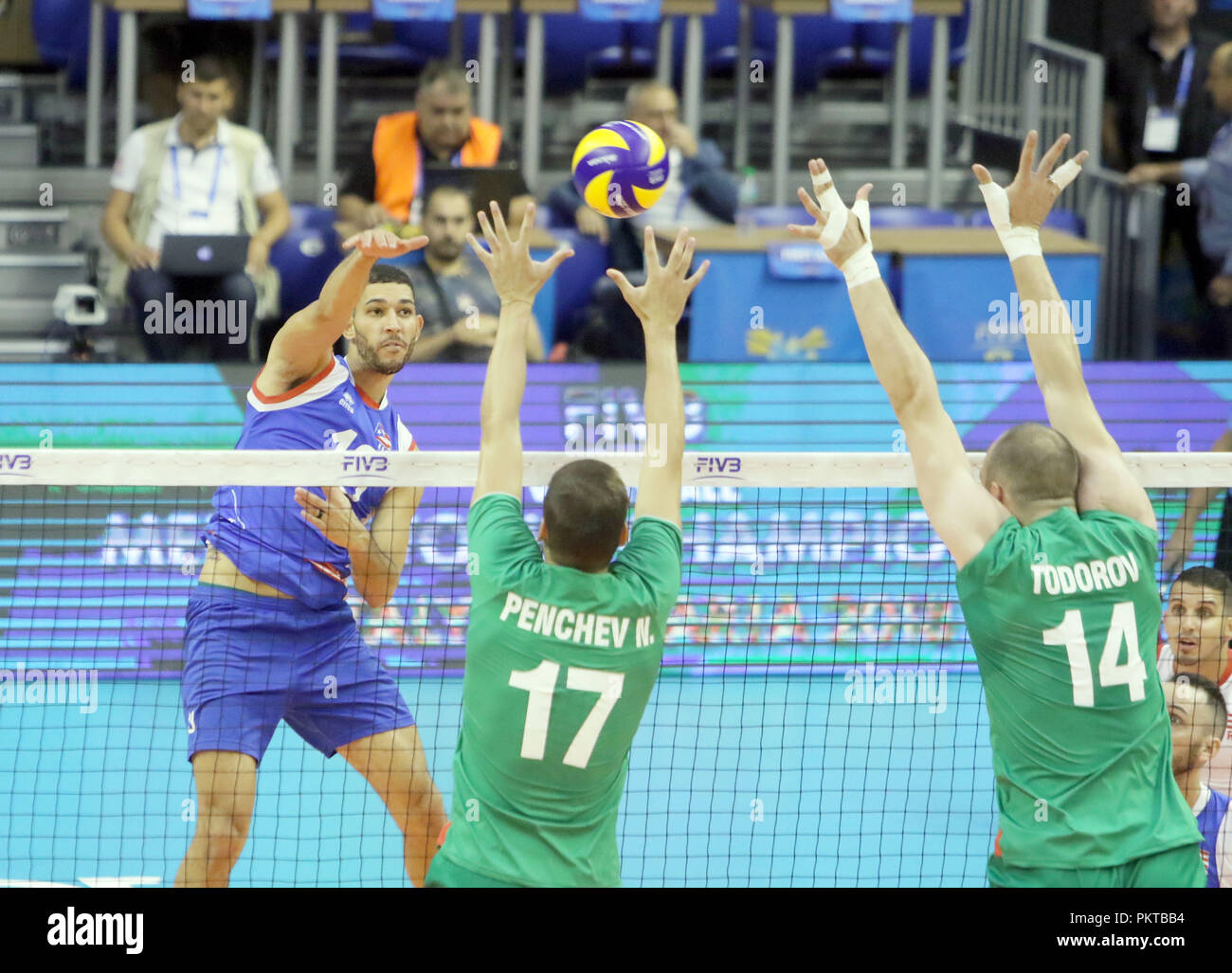 Varna, Bulgaria. 14th Sep, 2018. from left Sequiel SANCHEZ (Puerto Rico ...