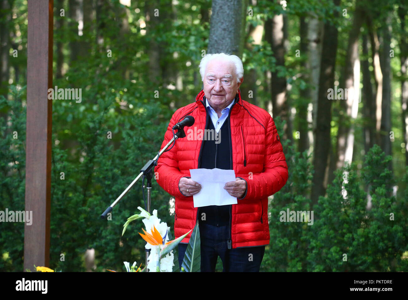 15 September 2018, Thuringia, Weimar: Günter Schnabel, former prisoner ...