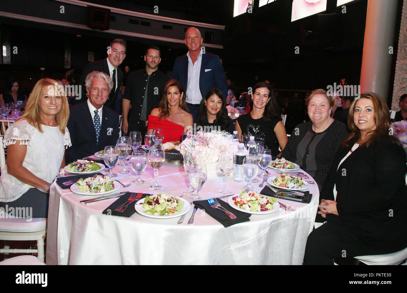 LOS ANGELES, CA - SEPTEMBER 14: Cindy Crawford, Greg Renker, Guests, at ...