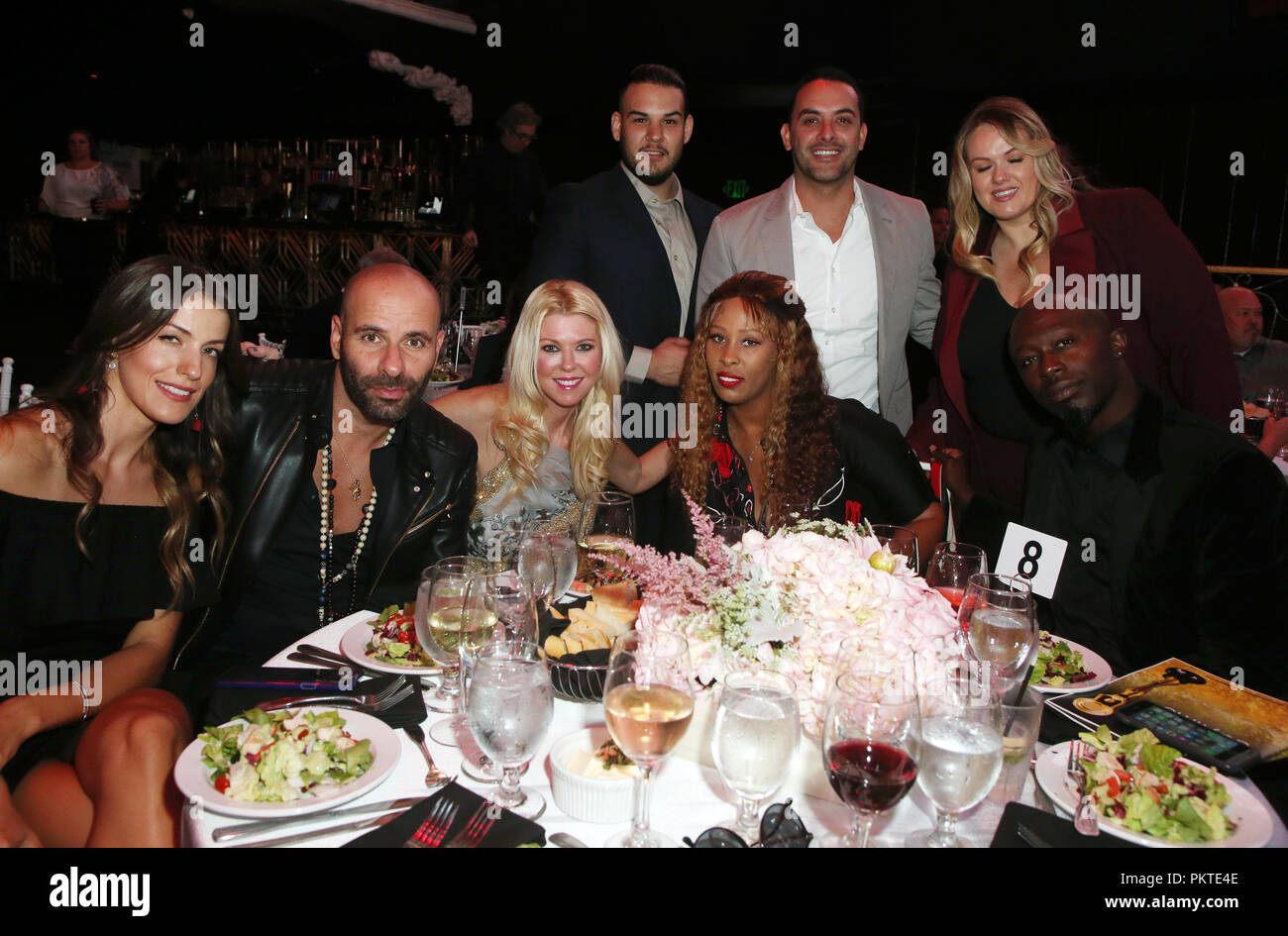 LOS ANGELES, CA - SEPTEMBER 14: Claude Baruk, Tara Reid, Dianne Degnan ...