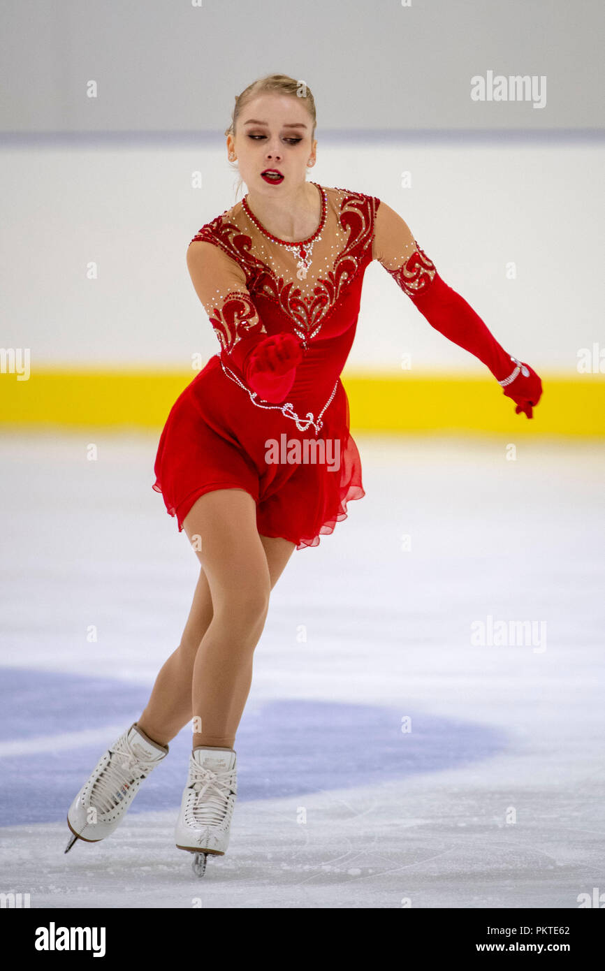 Viveca Lindfors (FIN), SEPTEMBER 14, 2018 - Figure Skating : Lombardia ...