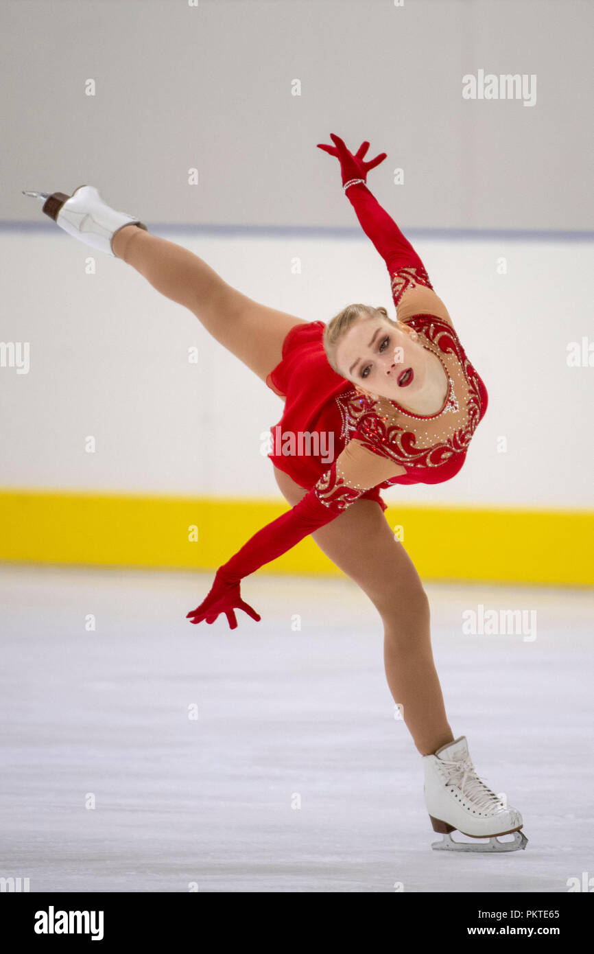 Viveca Lindfors (FIN), SEPTEMBER 14, 2018 - Figure Skating : Lombardia ...