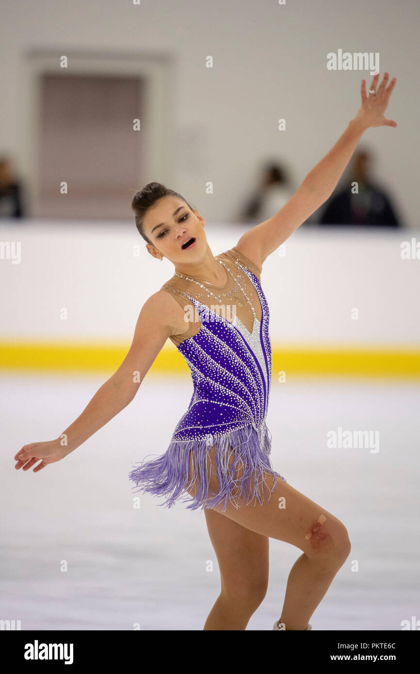 Sofia Samodurova (RUS), SEPTEMBER 14, 2018 - Figure Skating : Lombardia ...