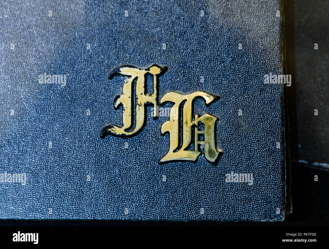 15 September 2018, Hamburg: The initials "A" and "H" can be seen on one ...