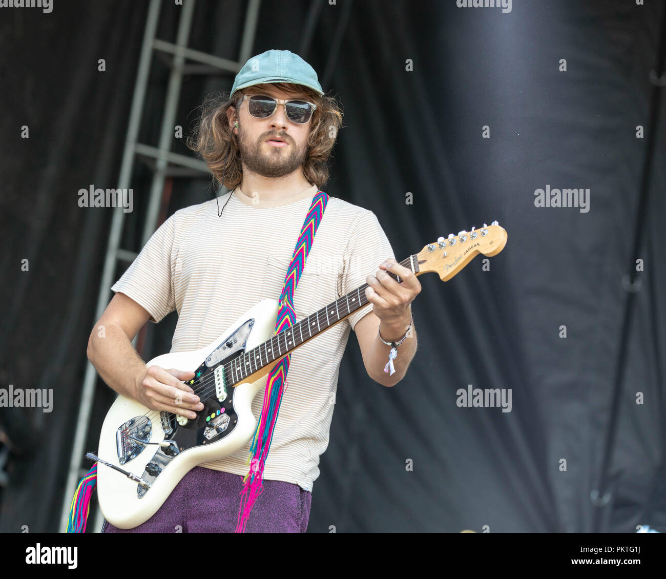 Chicago, Illinois, USA. 14th Sep, 2018. ANDY MOLHOLT of Speedy Ortiz ...