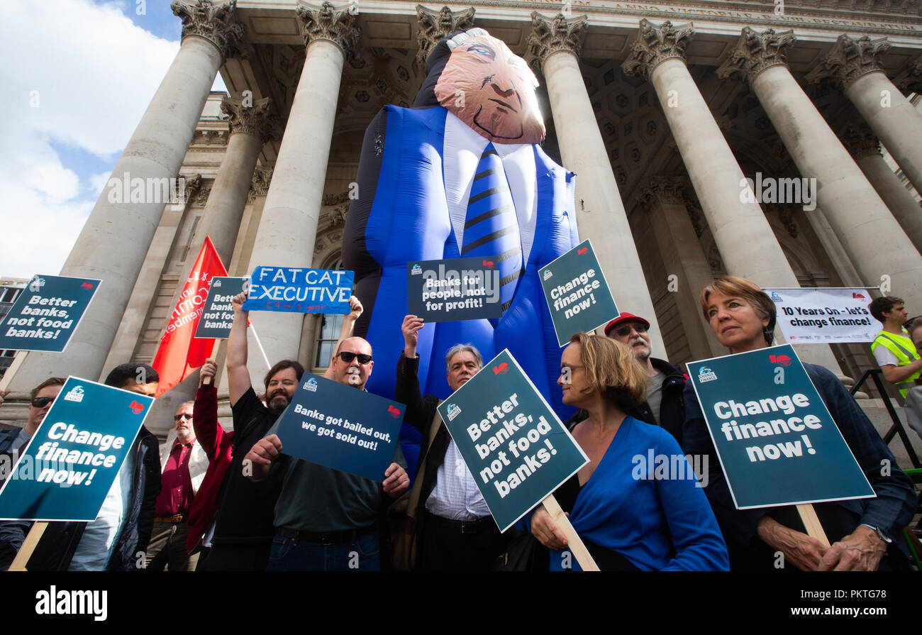 London, UK. 15th Sep 2018. Protesters demonstrate outside The Royal ...