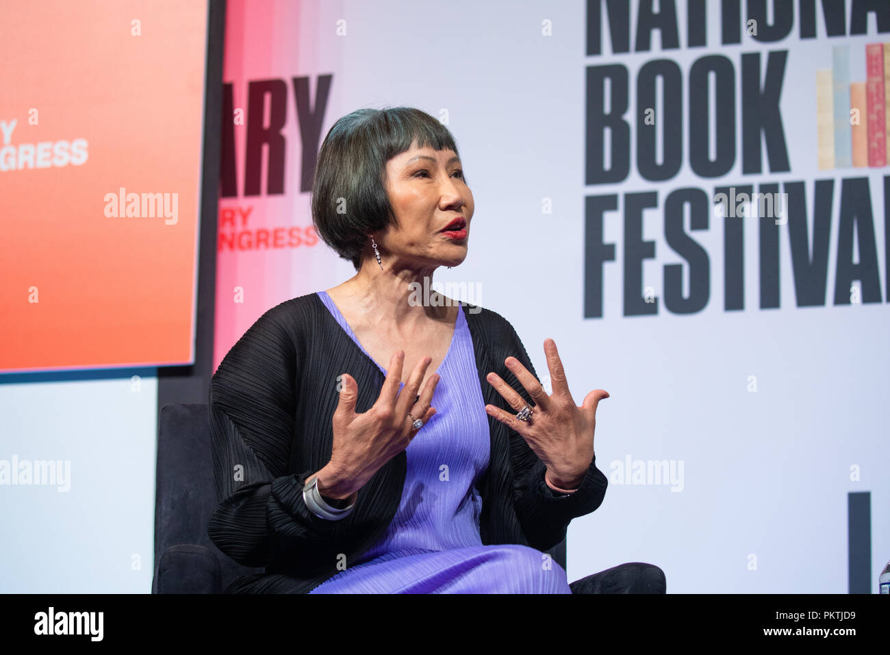 Washington, United States Of America. 01st Sep, 2018. Writer Amy Tan ...