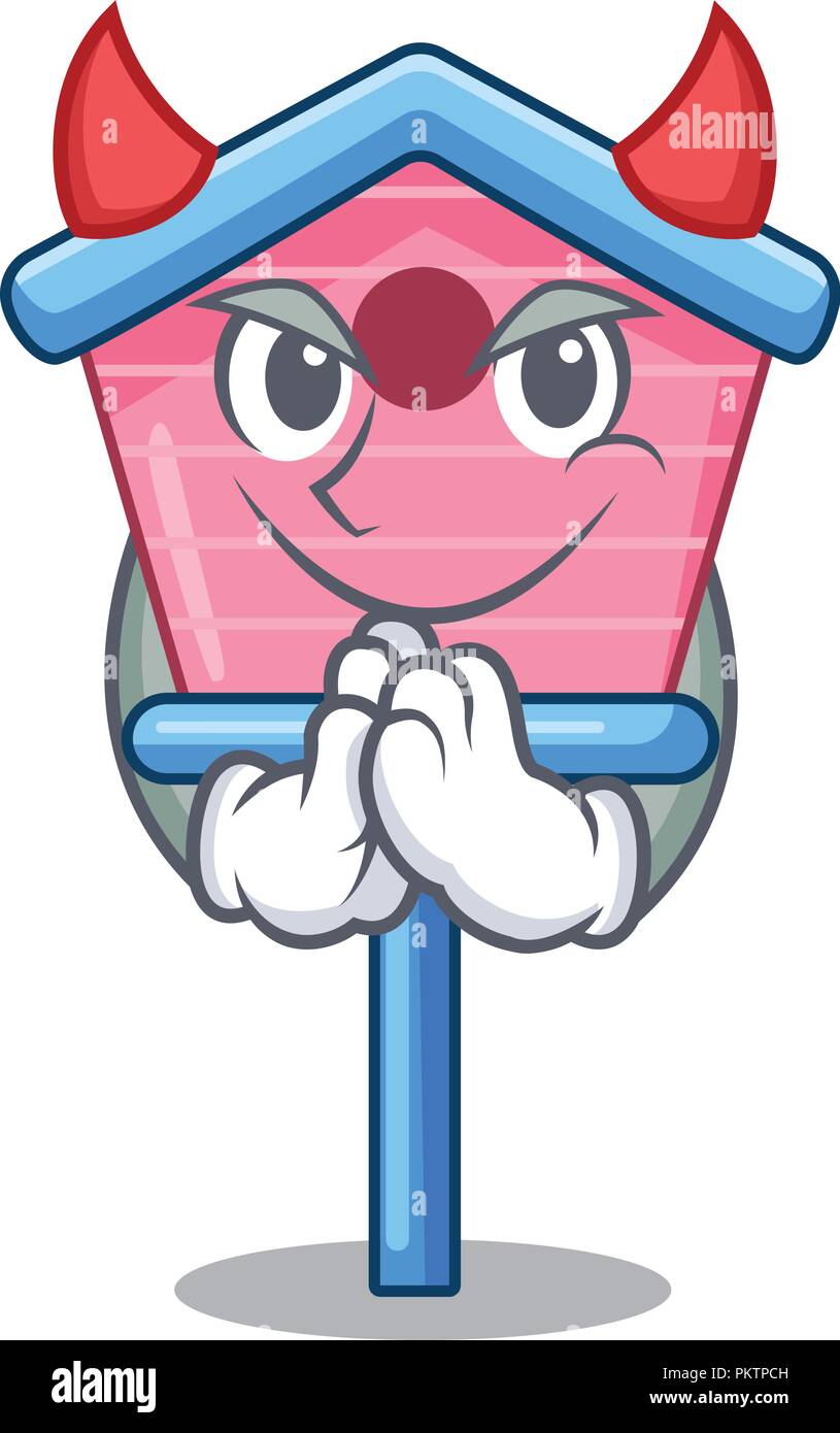 Birdhouse on tree homemade Stock Vector Images - Alamy