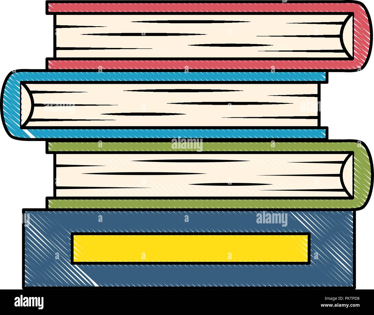 pile text books isolated icon Stock Vector Image & Art - Alamy