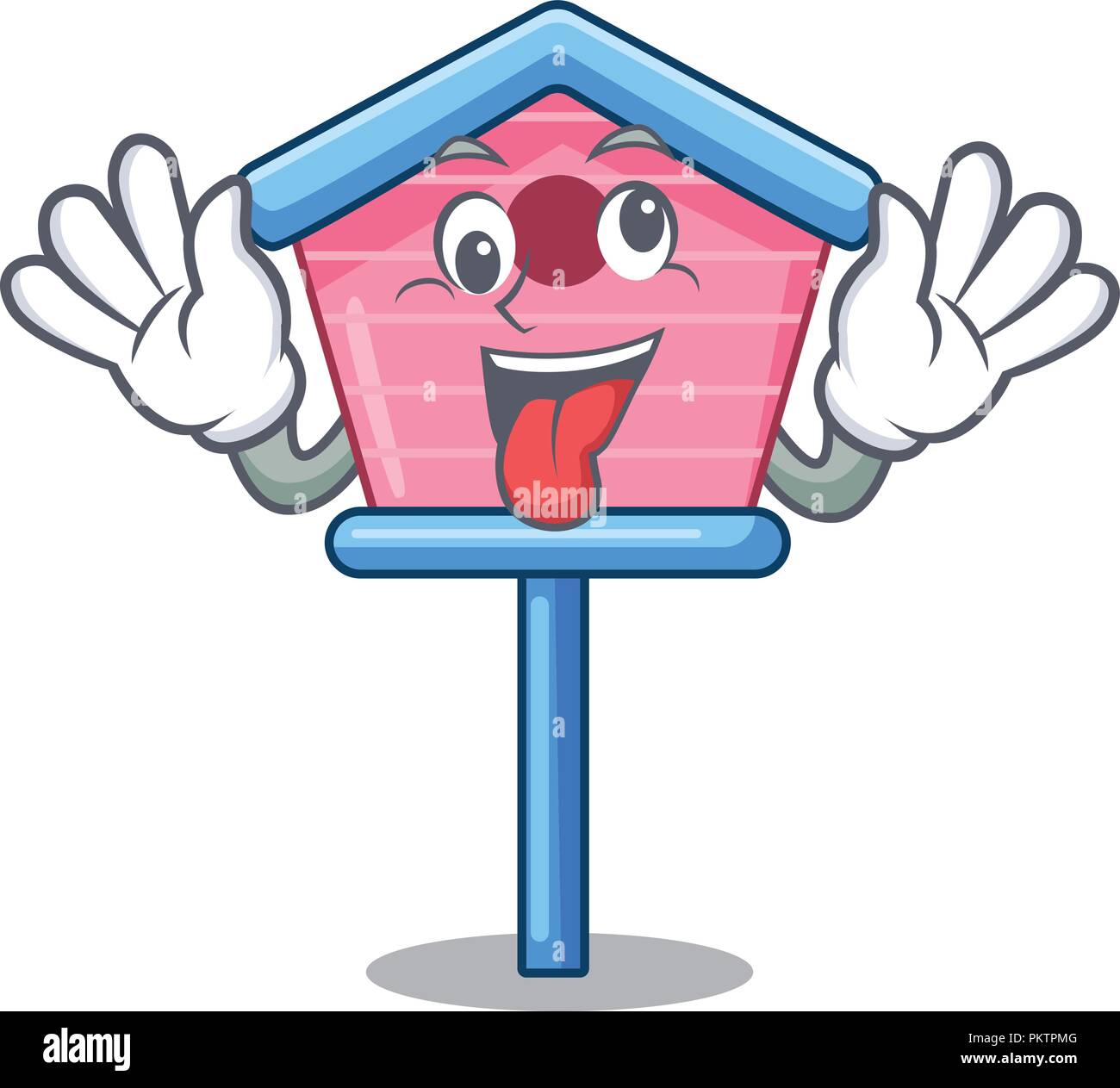 Crazy bird house on a tree cartoon Stock Vector Image & Art - Alamy