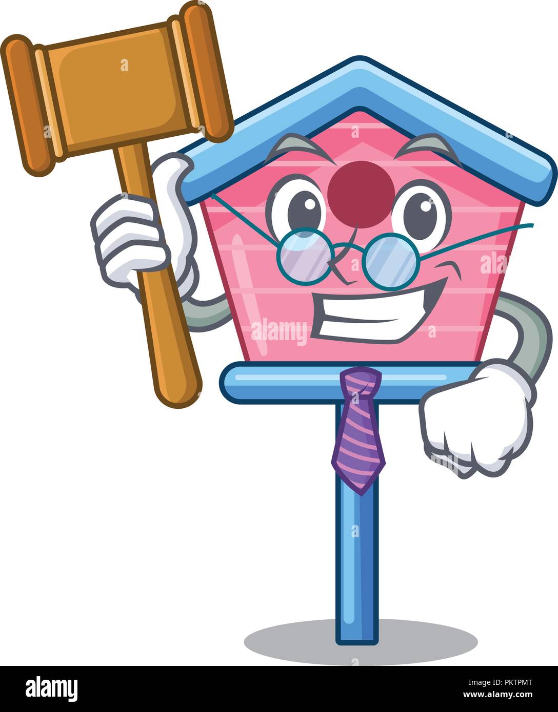 Judge bird house on a tree cartoon Stock Vector Image & Art - Alamy