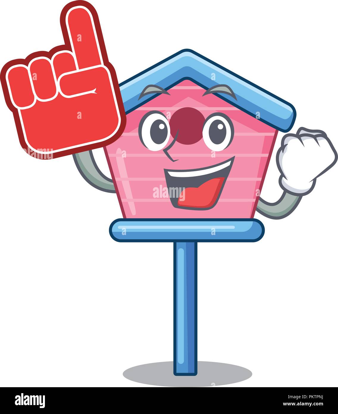 Bird on finger Stock Vector Images - Alamy