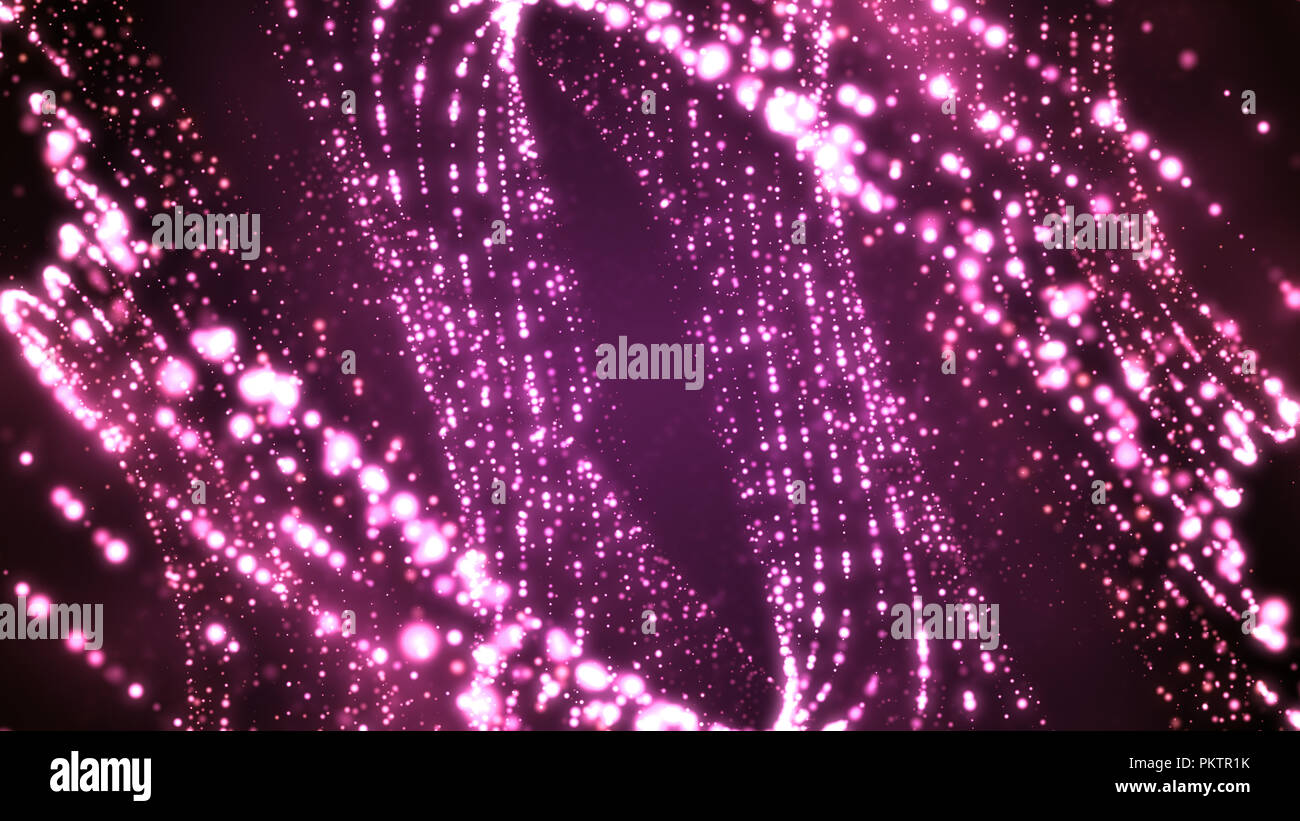Background with glittering twirl particles which can be used for any ...