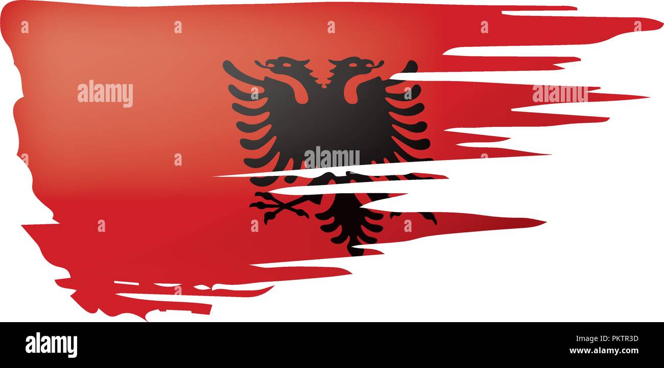 Albanian flag vector drawing hi-res stock photography and images - Alamy