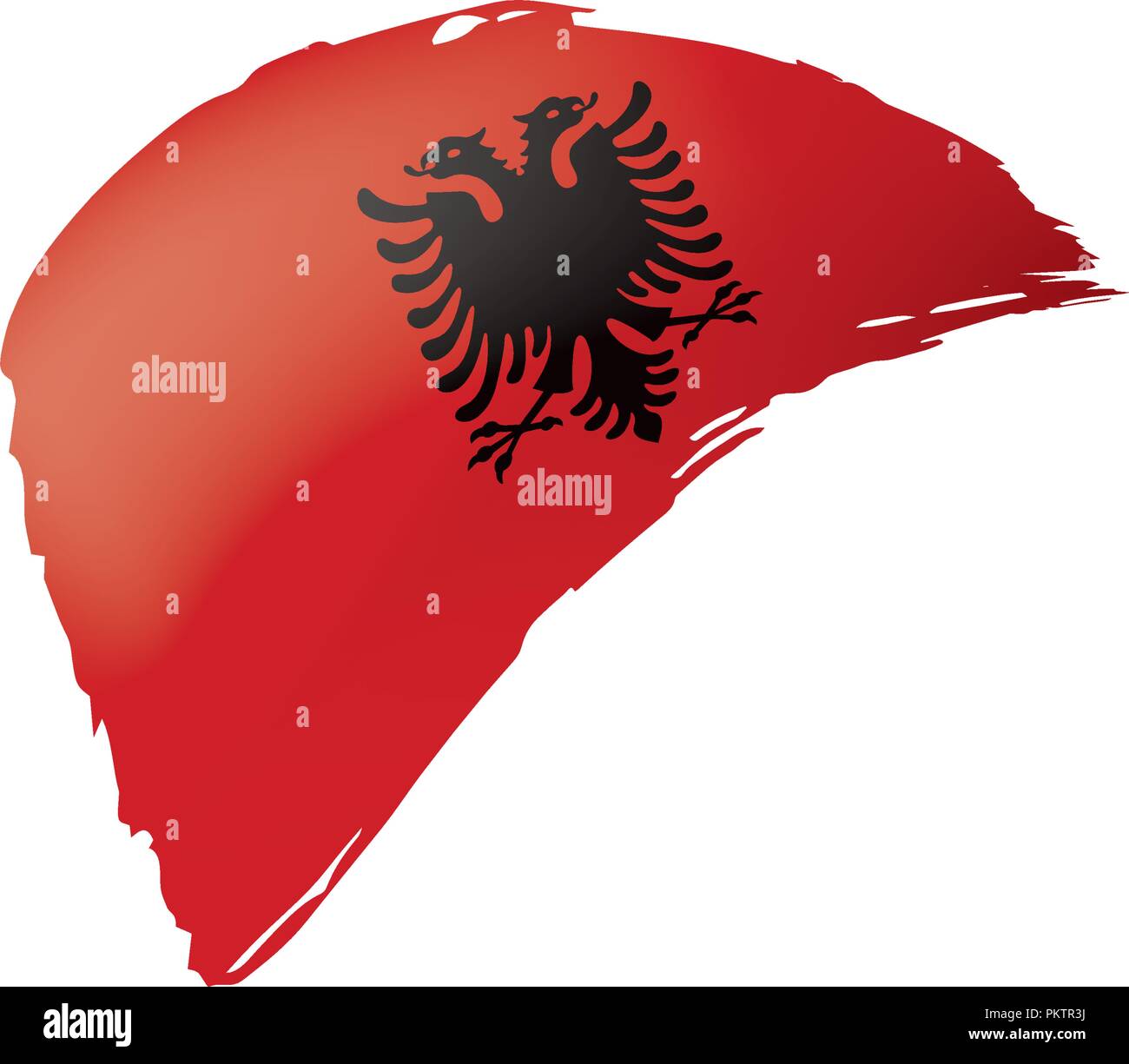 Albanian flag vector drawing hi-res stock photography and images - Alamy